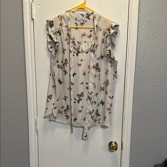 Tops | Butterfly Print Womens Top | Poshmark